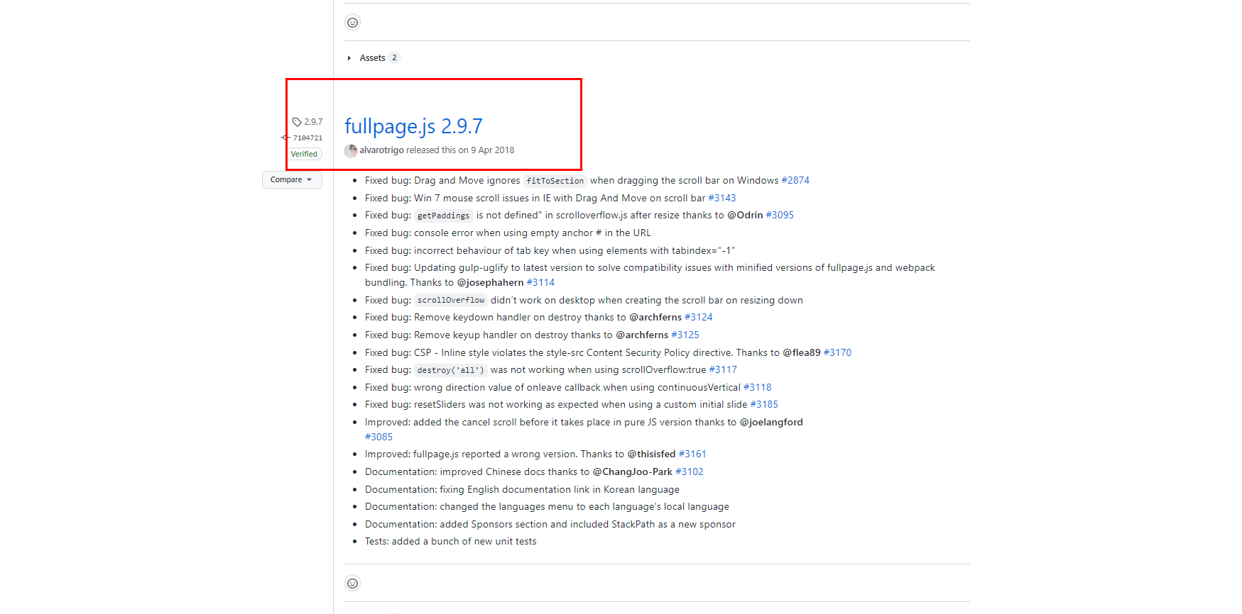 Fullpage.js 라이브러리 사용법